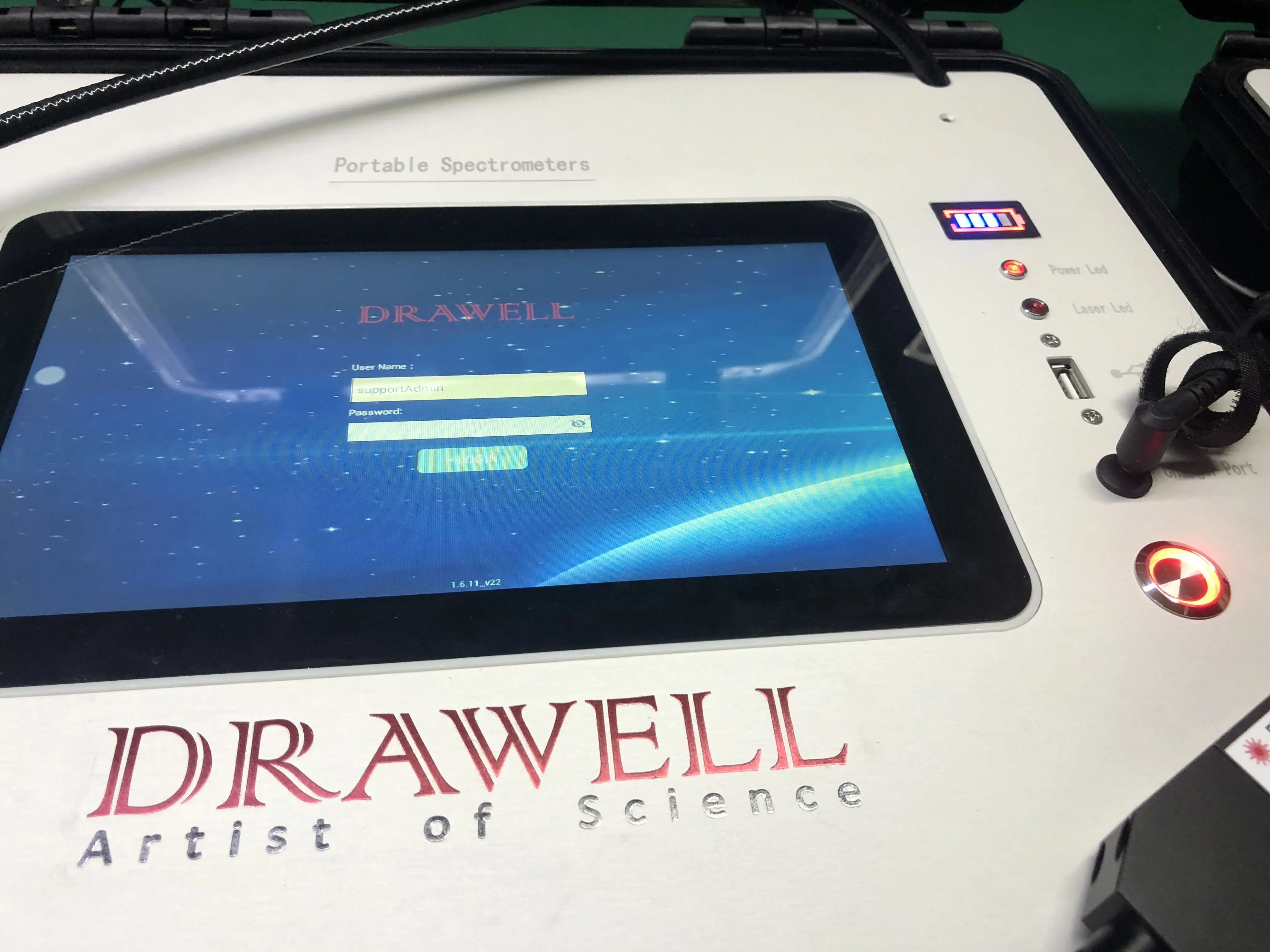 Portable Raman Spectroscopy Gem Spectrometer with Microscope