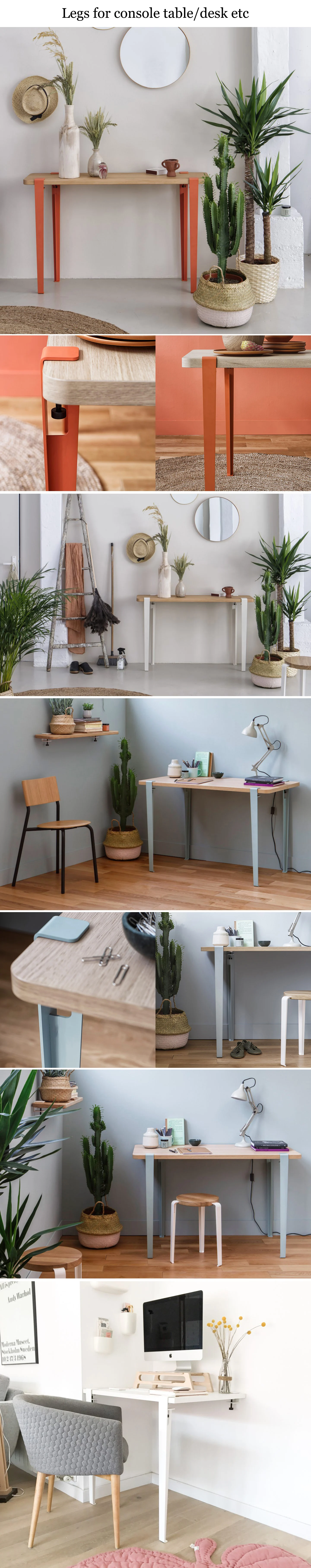 Clamp Table Leg F Function Color Fit Design Modern Restaurant Steel ...