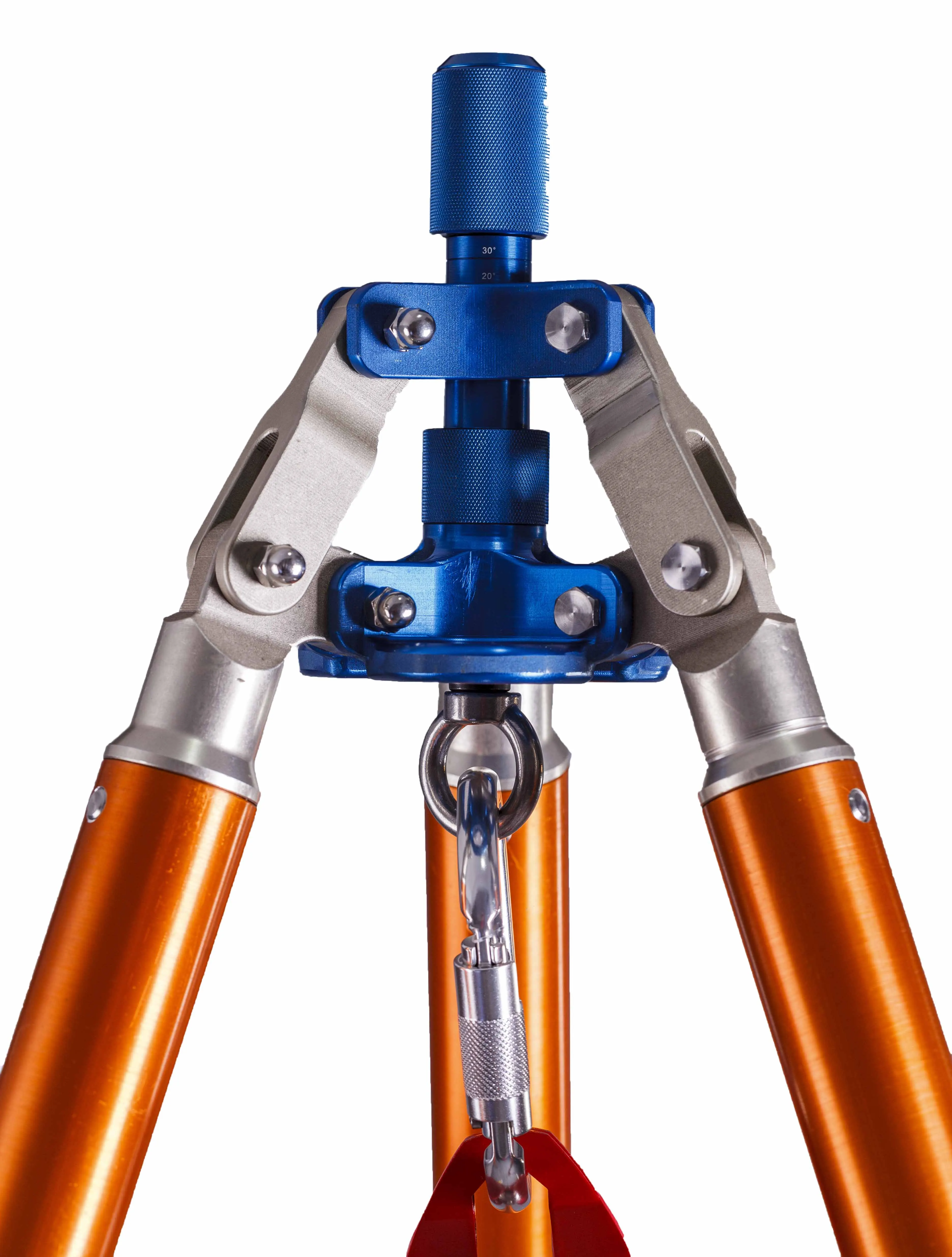 Aluminum Fire Rescue Tripod Portable Anchor Devices Lifting Hand Winch ...