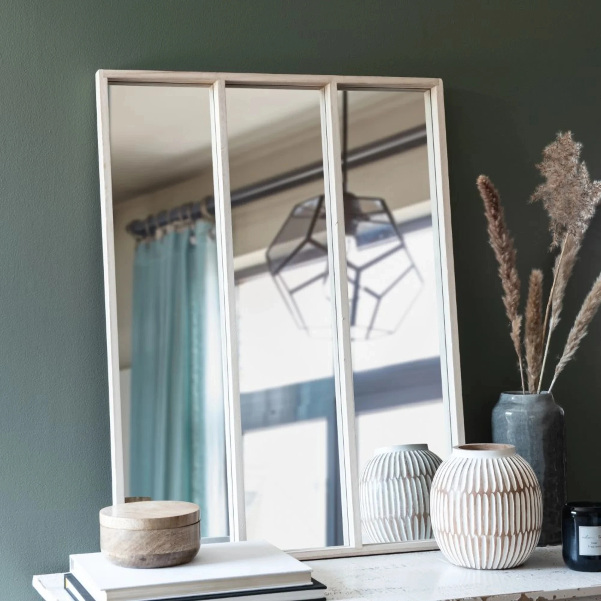 80cm X 60cm Rectangle Window Mirror - Stylish Home Decor