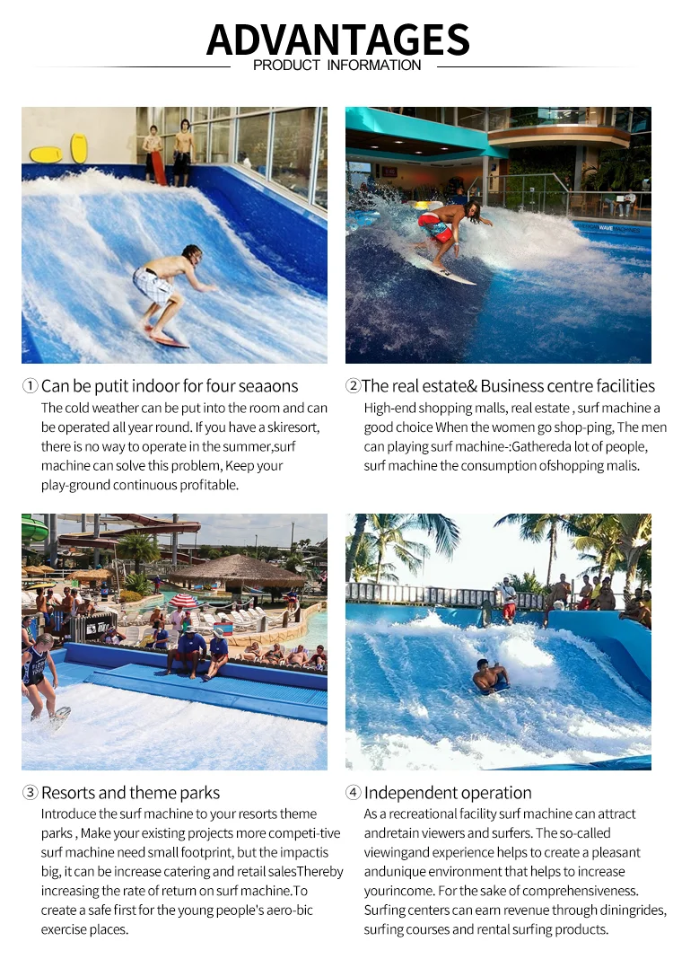 China Best Flowrider-ing Amusement Park Equipment Surfing Simulator ...
