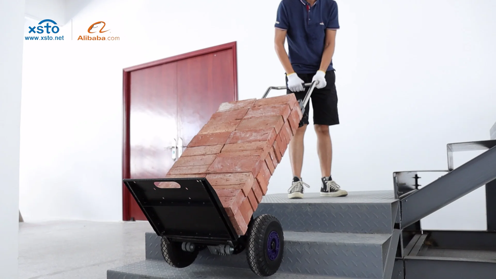 Xsto 250kg Lithium Battery Powered Steel Stair Dollys Climbing Electric ...