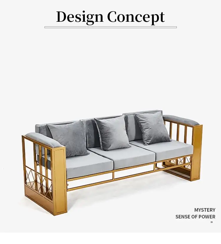 Nordic iron art sofa chair store