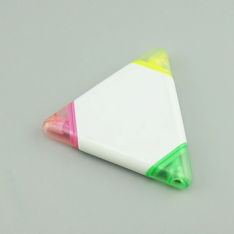 Promotional Gifts Highlighter Markers Triple Triangle Multi Color ...
