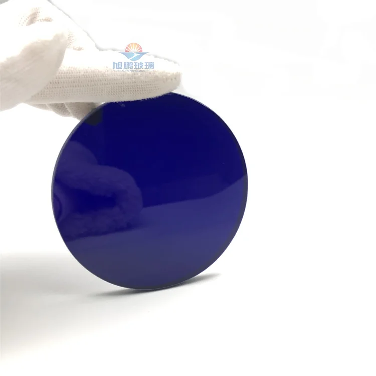 Cobalt Blue Glass - Durable 6mm Thick Flame Observation Window