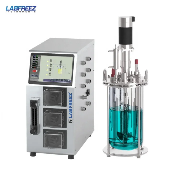 Laboratory Small Glass Bioreactor Fermenter BIOF-3L