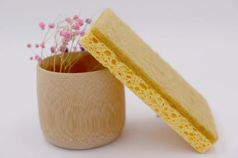 Natural Eco-friendly Cellulose Sponge Block For Kitchen Cleaning - Buy ...