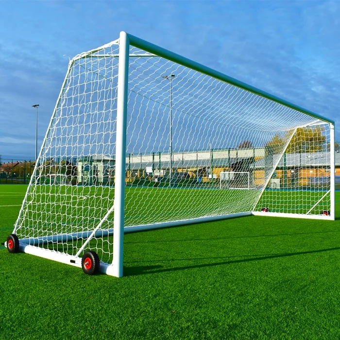 Portable Steel Soccer Goals on Wheels - Durable & Customizable
