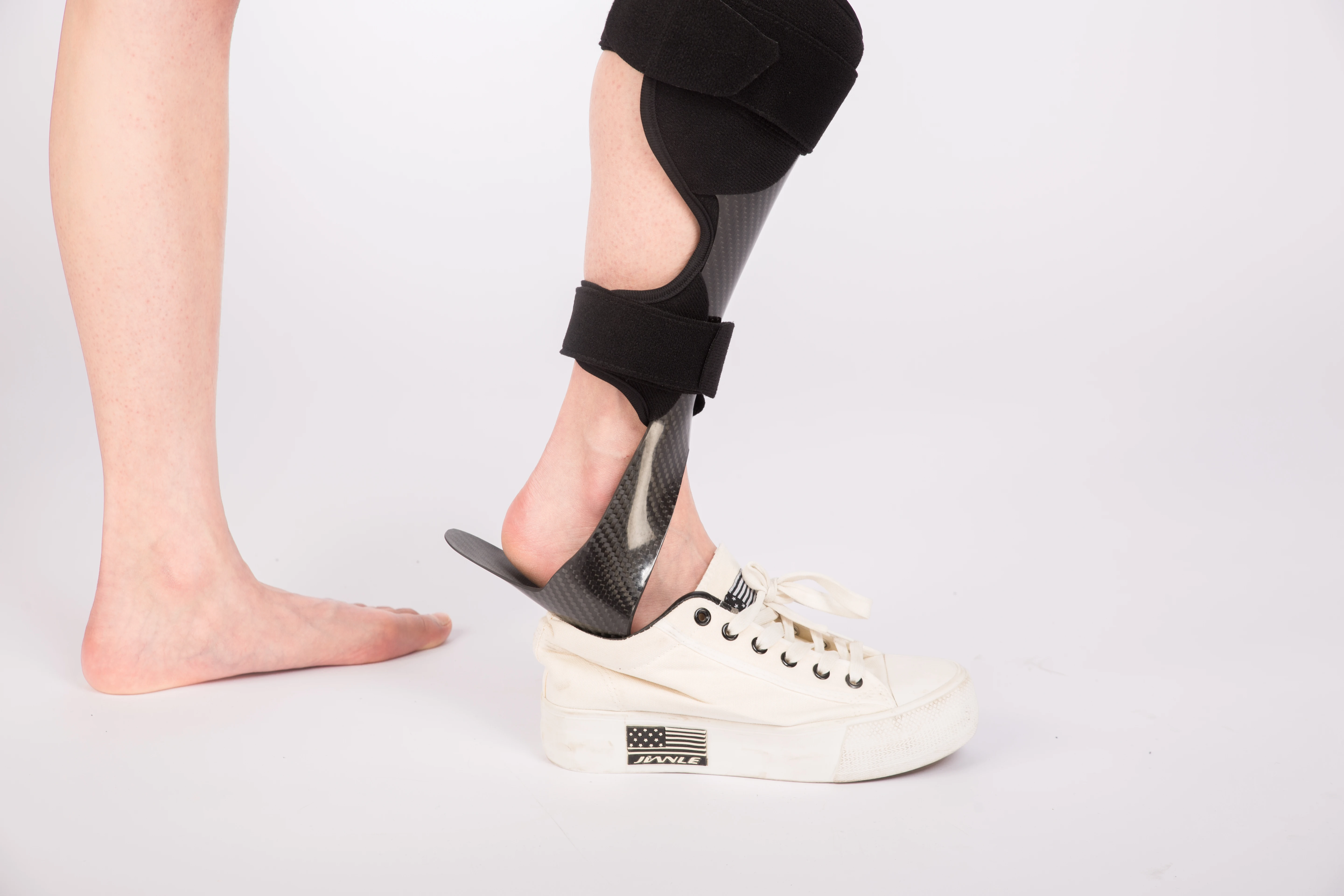 Flatfoot Ankle Orthosis Afo Drop Sprain Carbon Fiber Foot Support - Buy ...