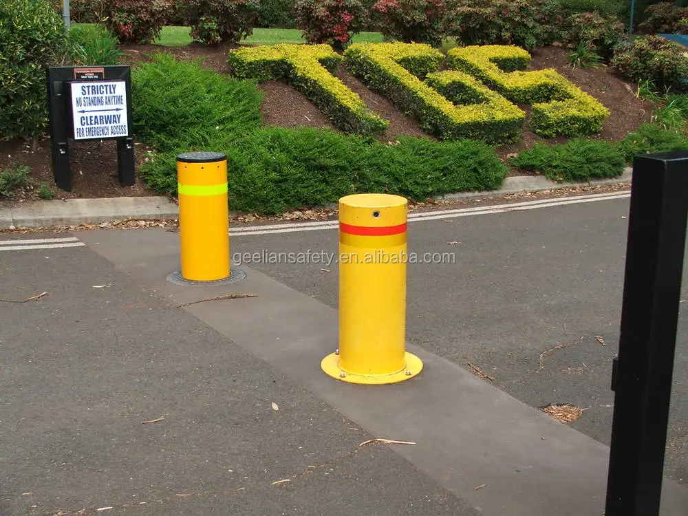 Full Automatic Electric Parking Rising Bollards - Secure & Durable