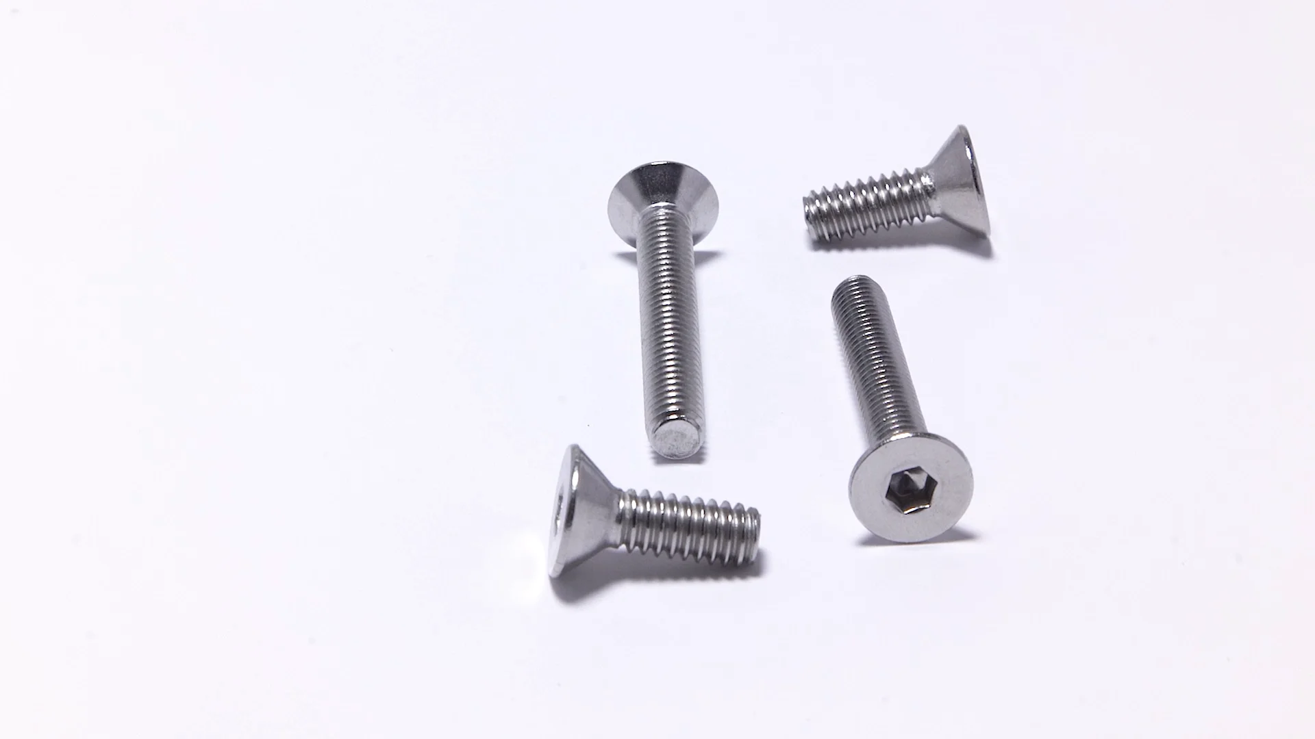 Din7991 Ss 304 316 Stainless Steel M4 M5 M6 M8 Flat Headed Hex Socket Csk Head Machine Screws ...