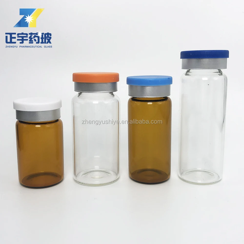 20mm Red Aluminum Plastic Combination Cover Vial Cap