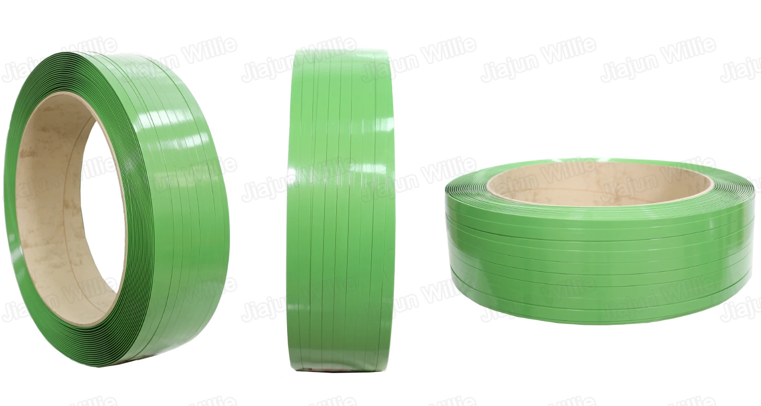 Plastic 19 Mm Virgin Durable Green Embossing High Tension Strength Good ...