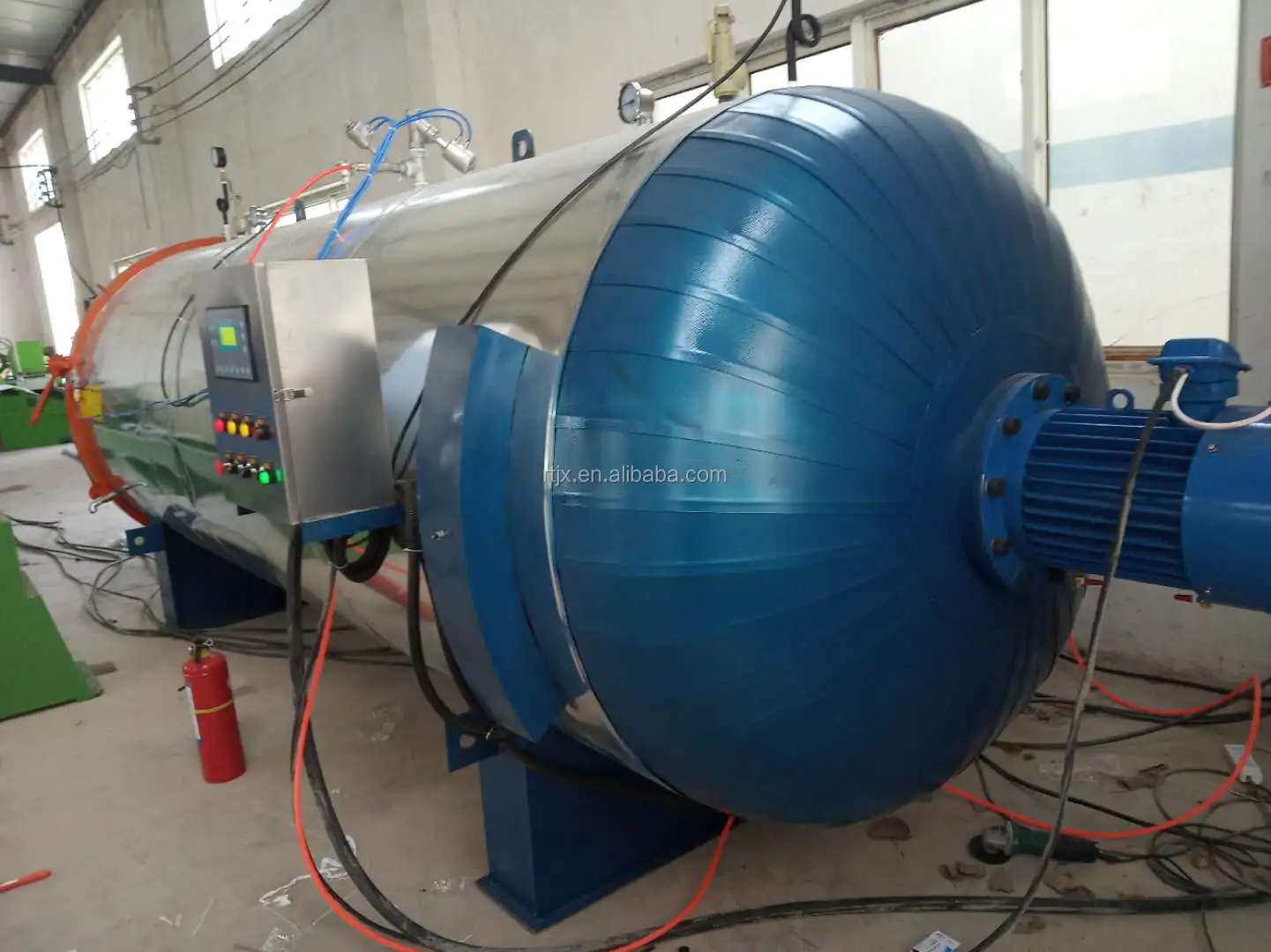 Automatic Steam Autoclave Mechanism Rubber Vulcanization