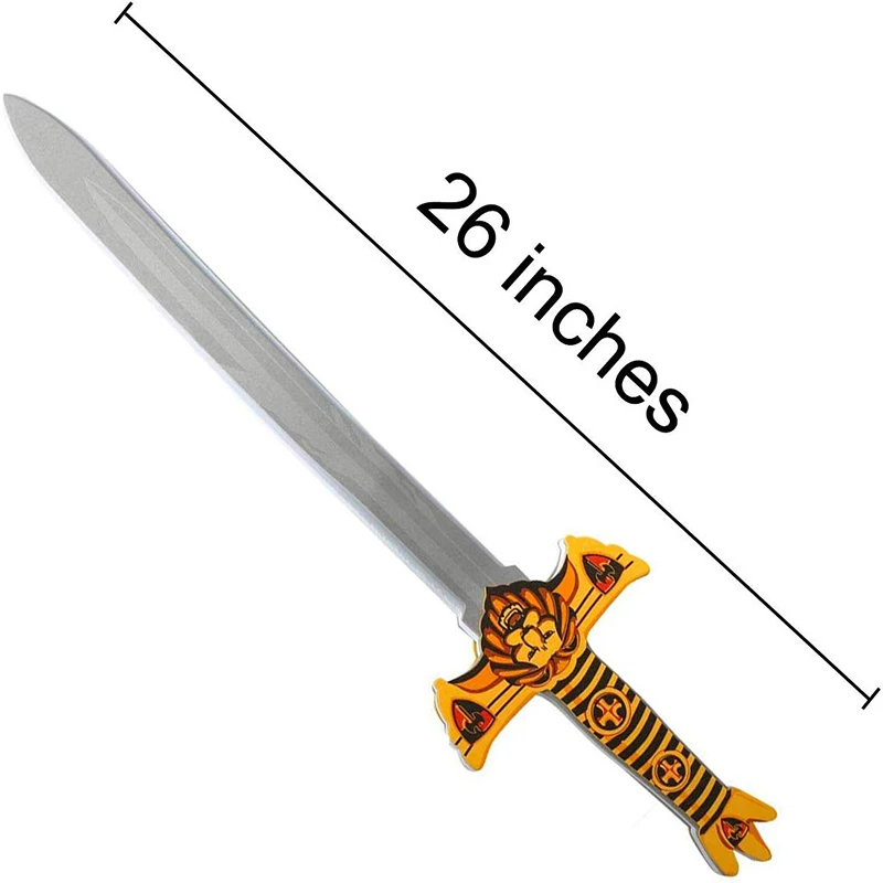 5 Pack Assorted Big Foam Swords - Safe Role Play Weapons