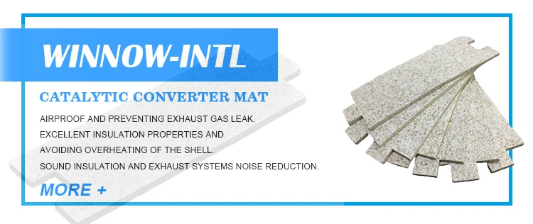 Auto Catalytic Converter Edge Composite Intumescent Support Mat