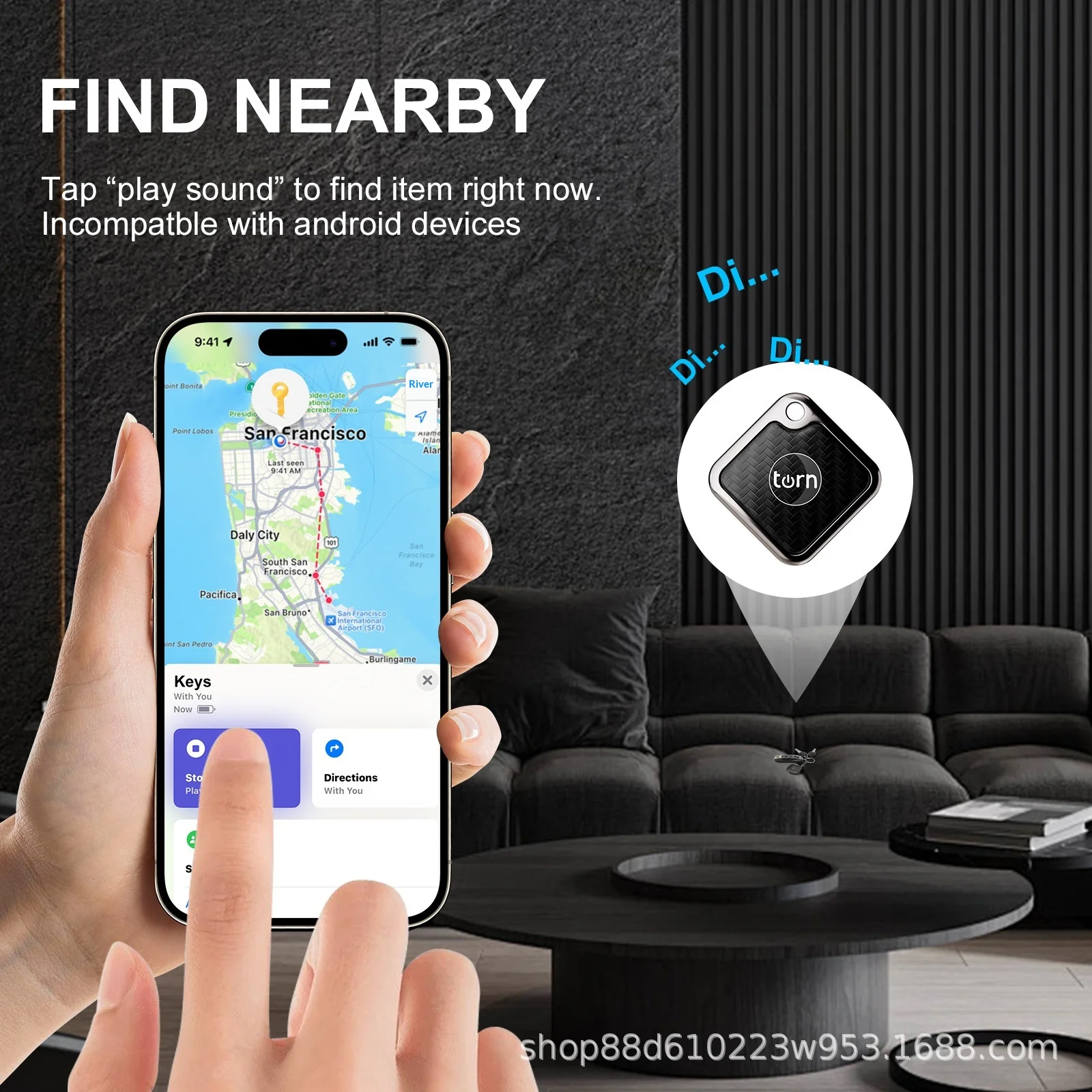 Apple Global Locator Pet Collar Children's Motorcycle Anti-Lost Tracker ...