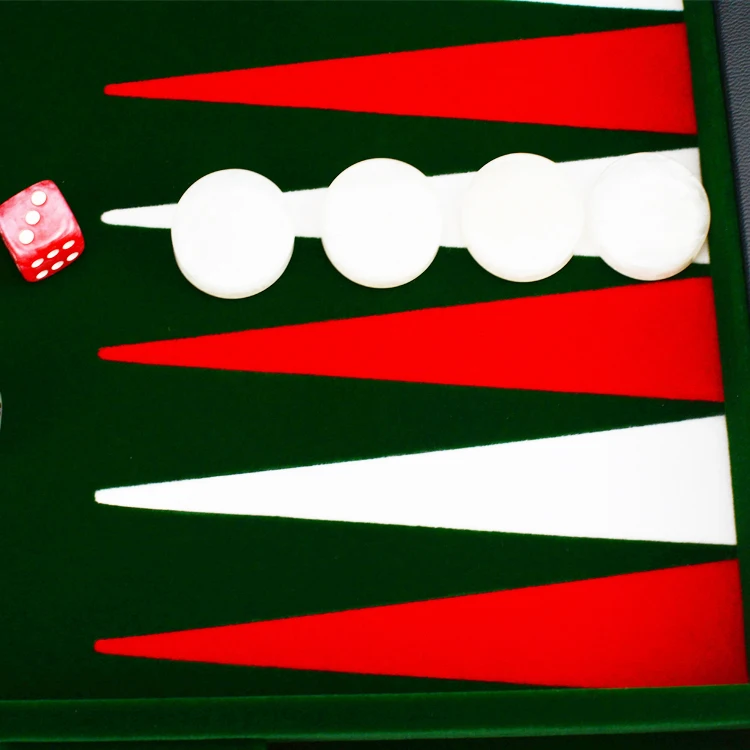 Custom PVC PU Leather Backgammon Set - Durable & Stylish