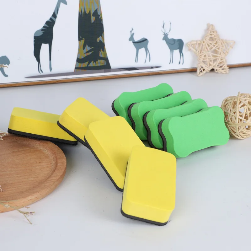 Bone Shape Eva Magnetic Whiteboard Eraser Blackboard Eraser For Kids ...