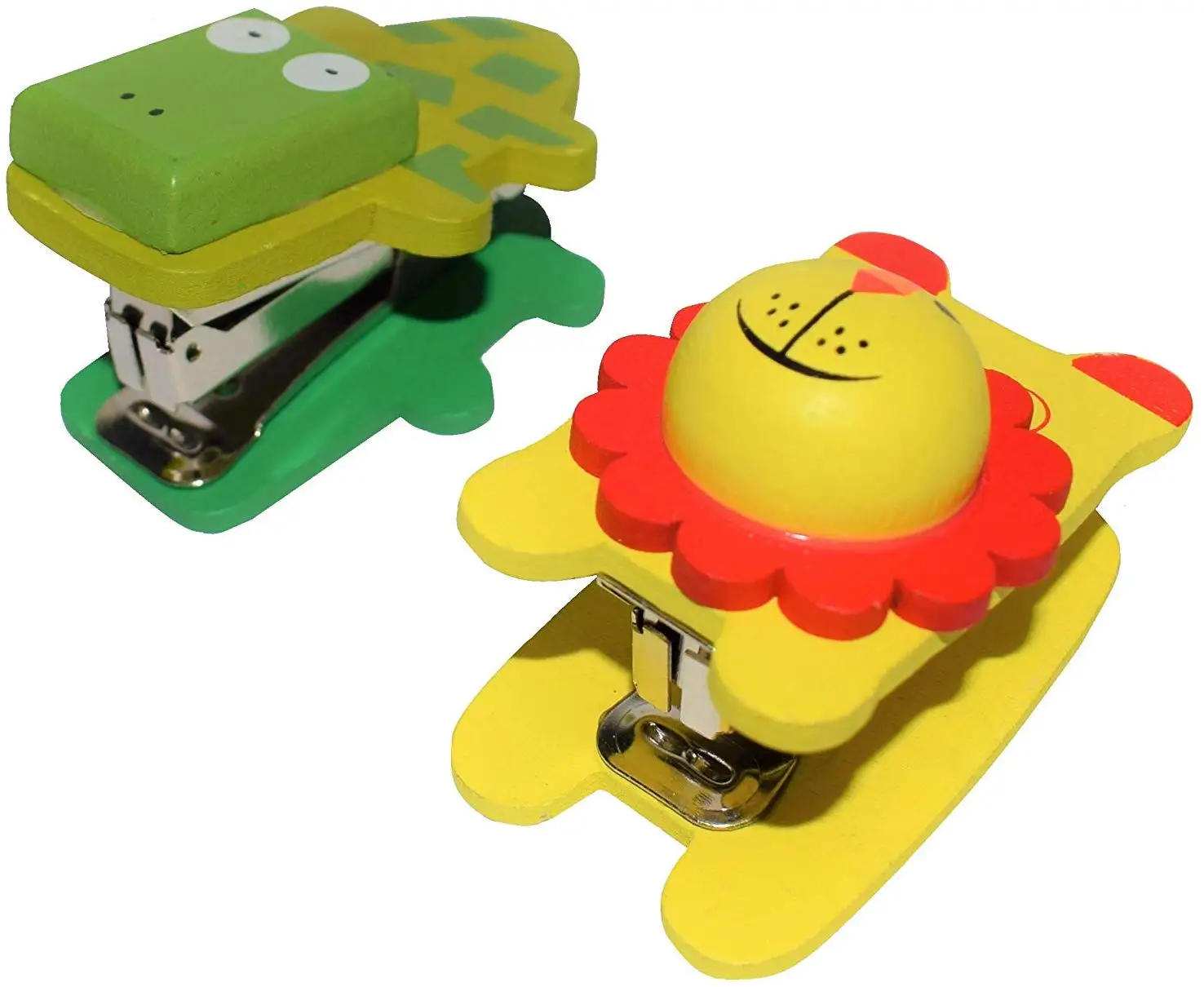 Korean Colorful Funny Cute Wooden Mini Stapler For Wood - Buy Stapler ...