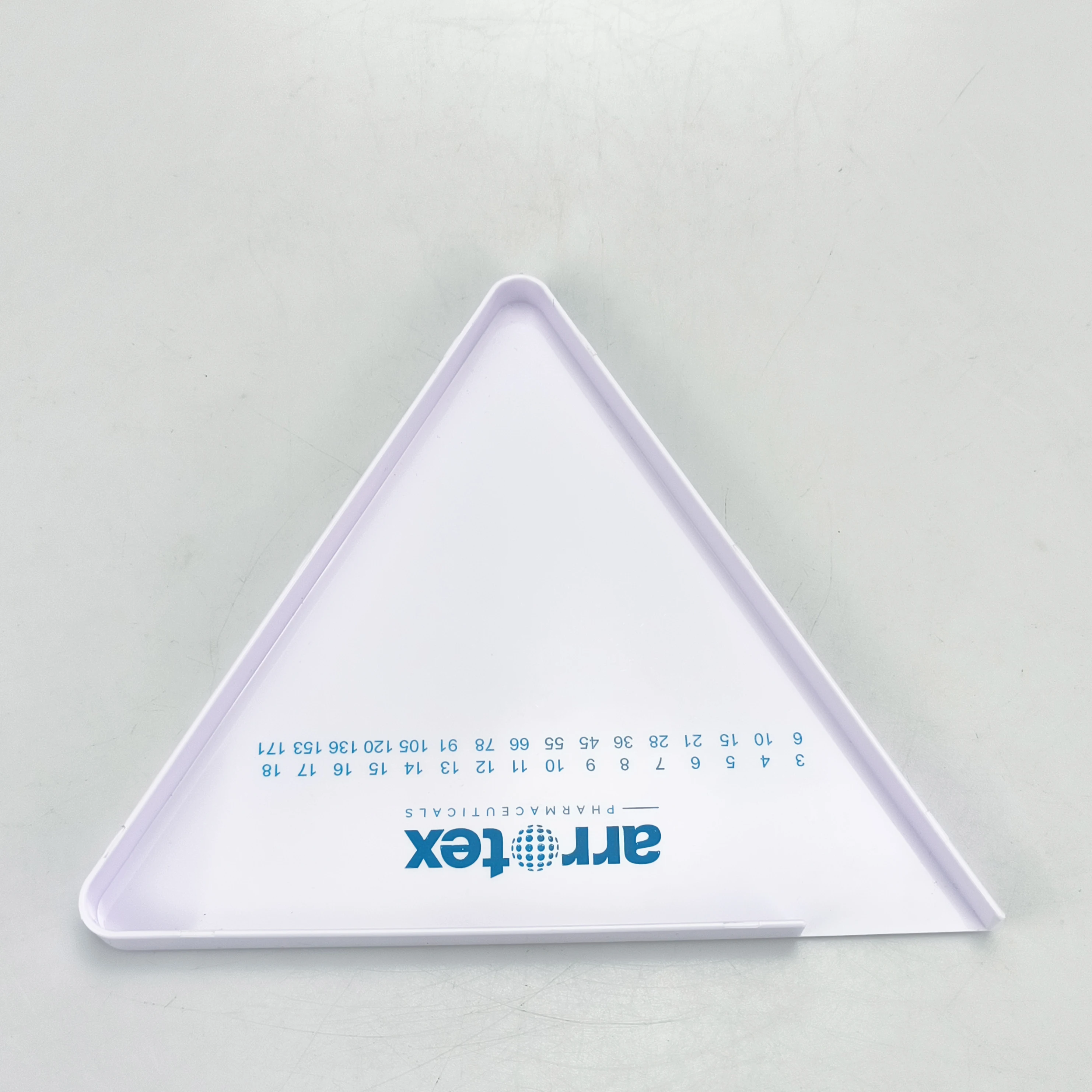 Pharmacy Use ABS Triangle Tablet Capsule Pill Counting Trays