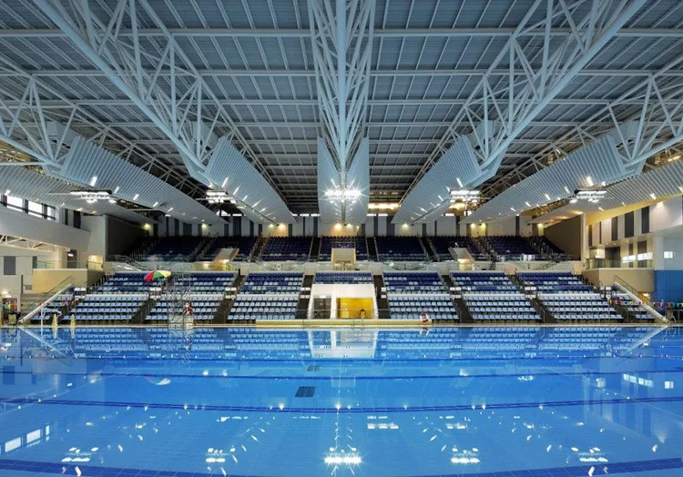 Pool Roof Long Span Roof Truss Design Steel Structure Sports Hall
