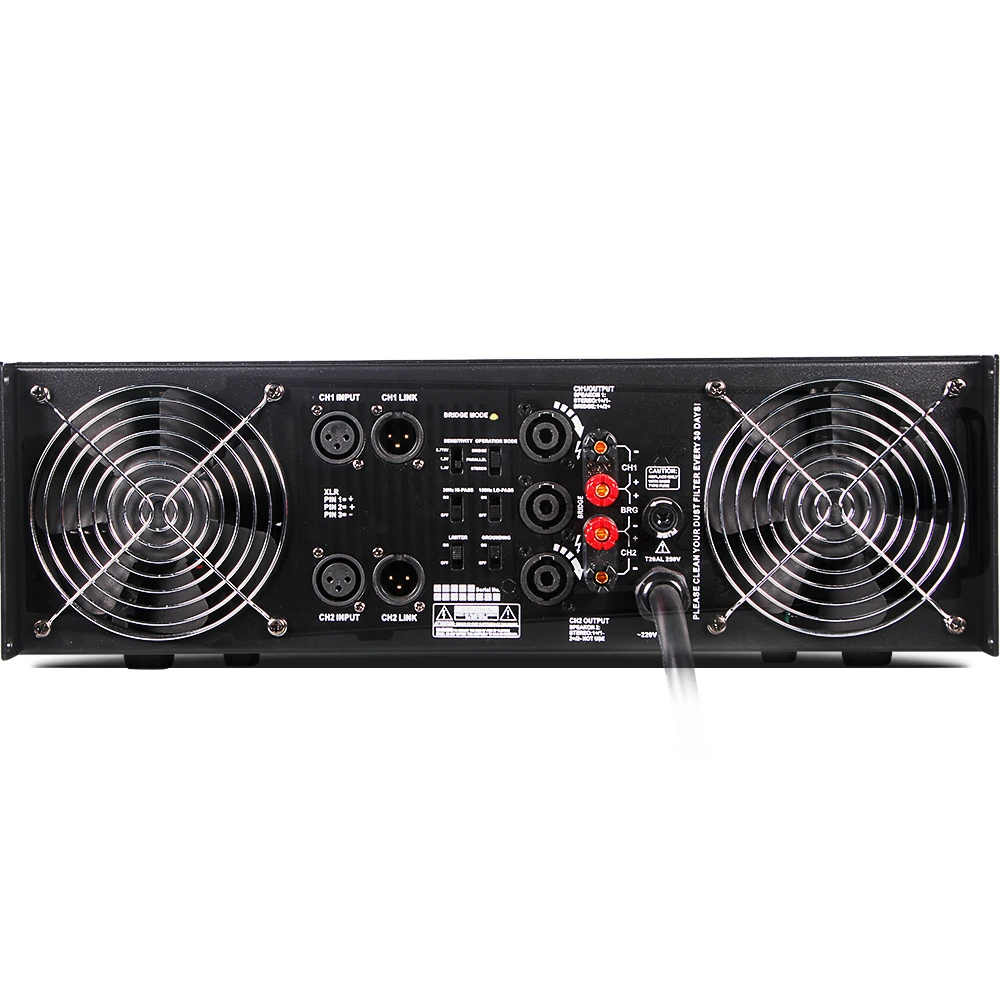 Biner CA18 Power Amplifier - 1100W X 2 for Live Performance