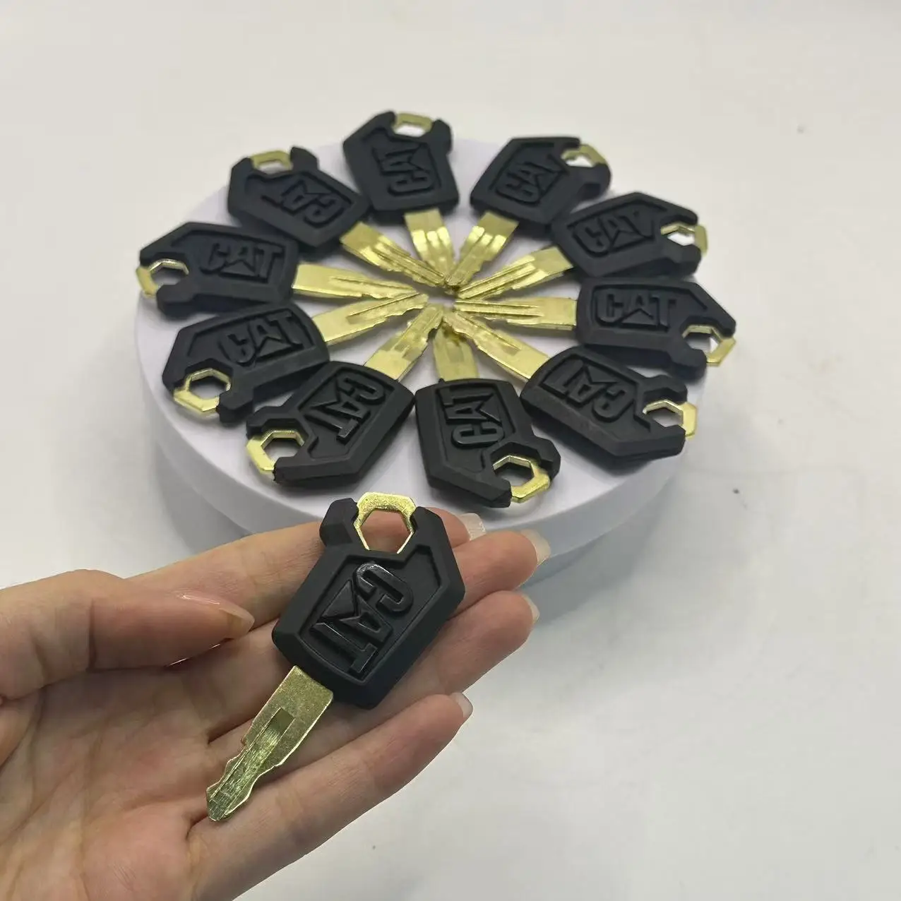 For Caterpillar Cat Excavator Start Key Ignition Starting Keys Side ...
