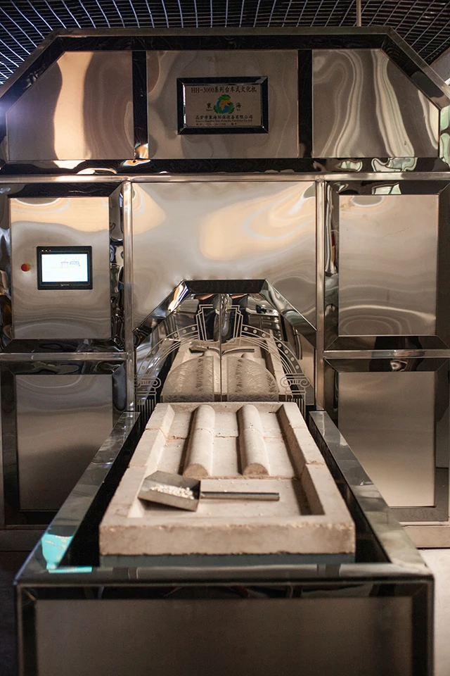 Mobile Cremation Machine No Smoke No Smell Negative Pressure Burning ...