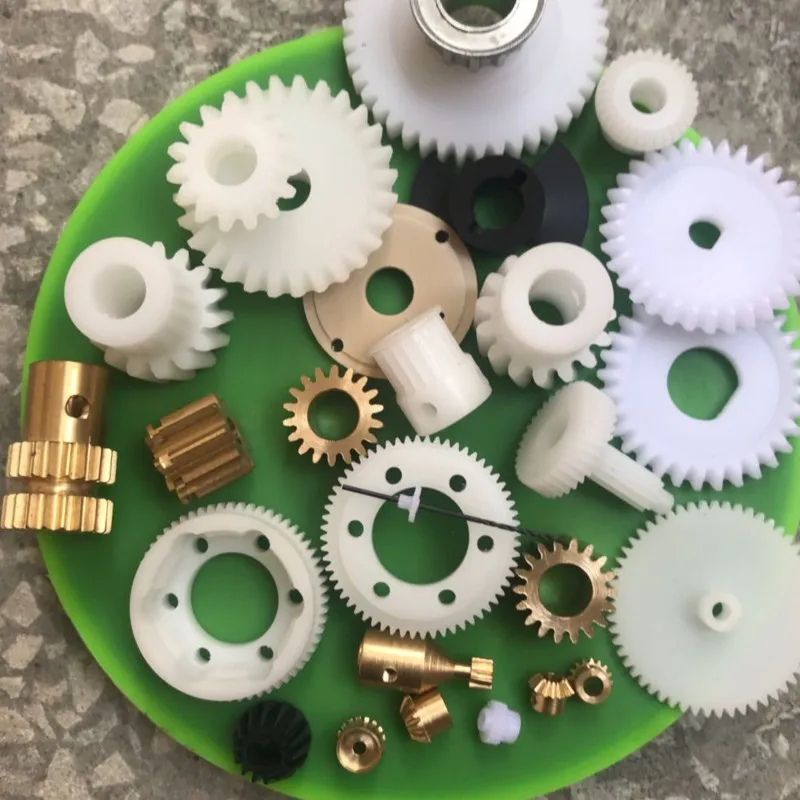 Pom0.5 Molded Plastic Straight Gear Polyformaldehyde Customized Bevel ...