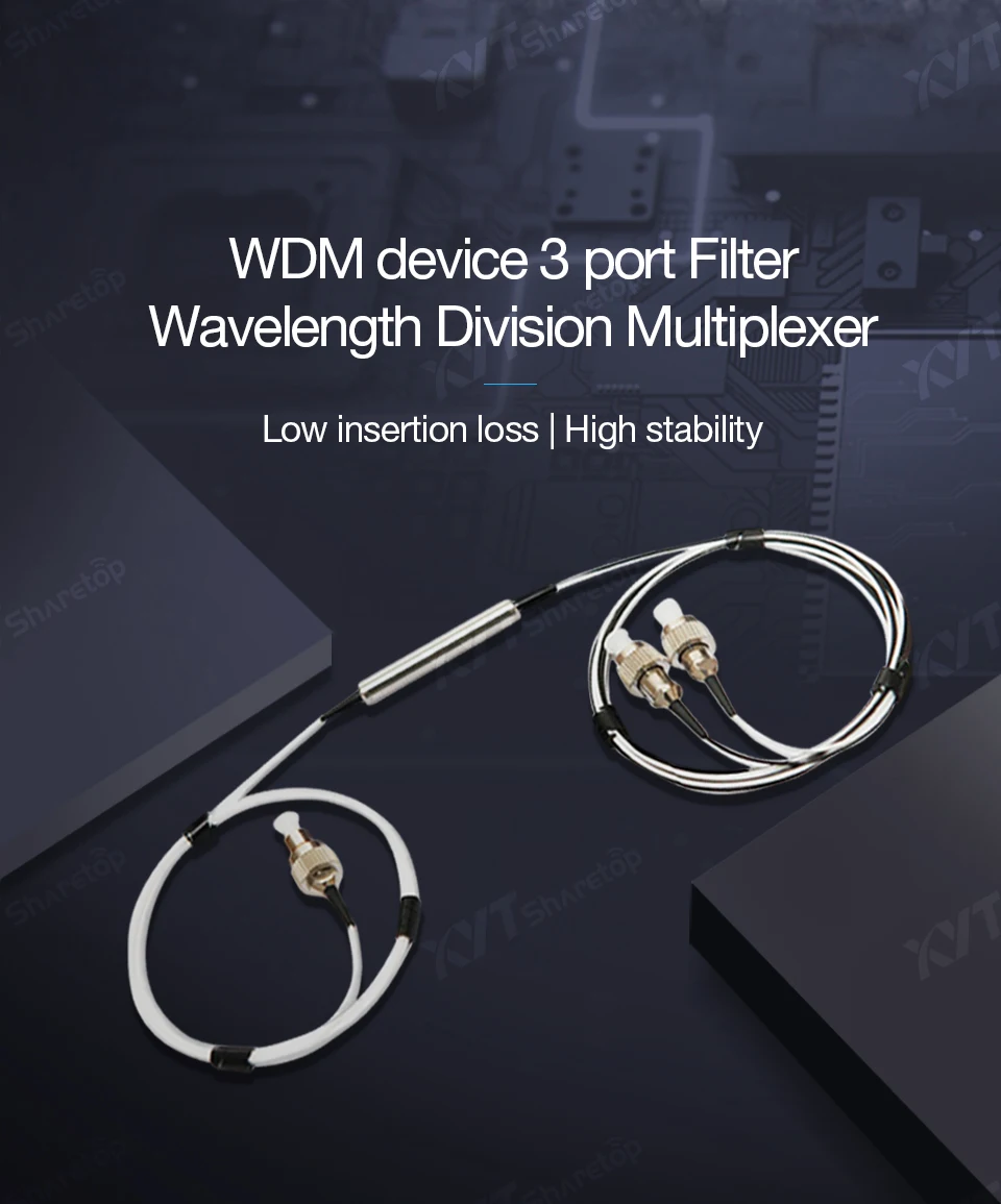 High Pass Band Fiber Optical Wdm Filter 1310/1490/1550nm With Sc Fc Lc ...