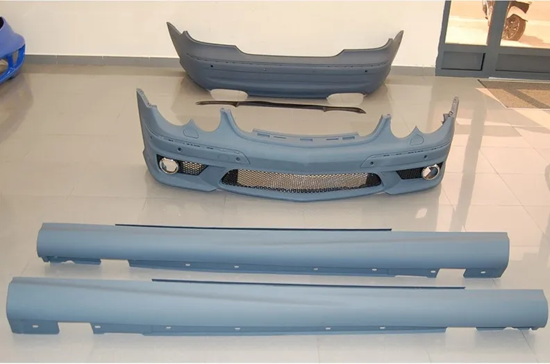 Mercedes Benz CLK W209 AMG CLK63 Front Bumper with Hole Aluminum Grille