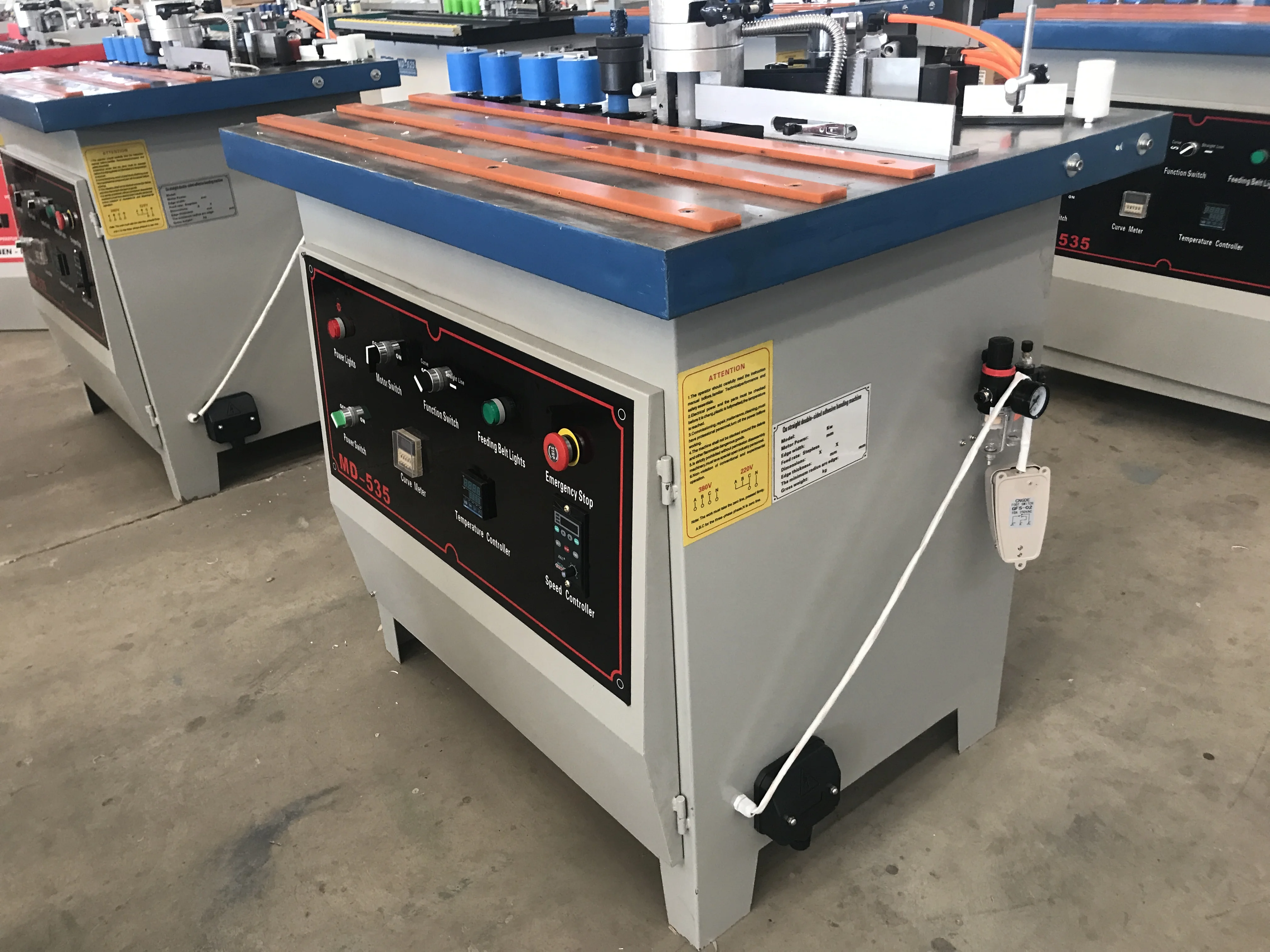 Edge Bander Machine With Gluing Small Type Quick Delivery Md535 Edge ...