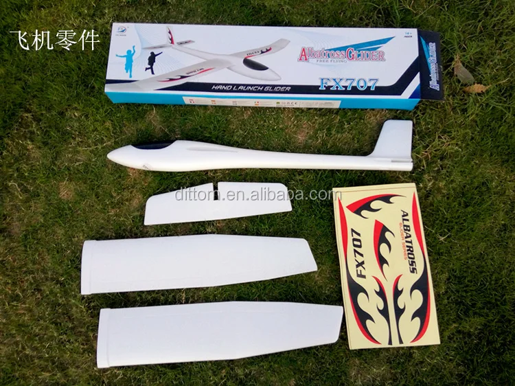 Super Flying Hand Launch Glider,Fx707s Epo Hand Throwing Plane(sticker ...