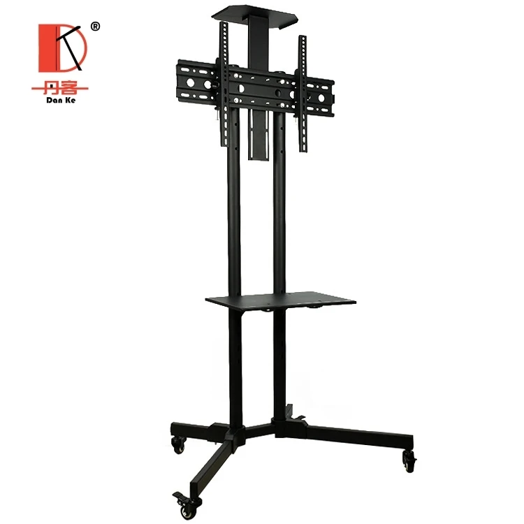 Metal Adjustable Tv Trolley Designs Heavy Duty Rolling Tv Stand ...