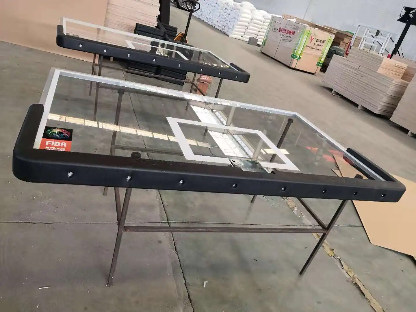 FIBA Certified Tempered Glass Backboard for Basketball