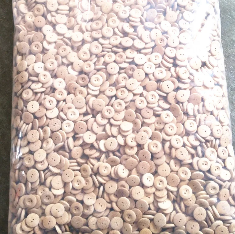 15mm 24L Natural Bamboo Button in Natural Color, Shirt Bamboo Button ...