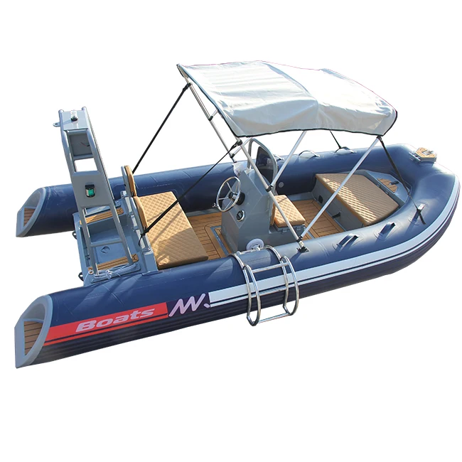 Durable 16ft Aluminum RHIB Inflatable Motor Boat for Sale