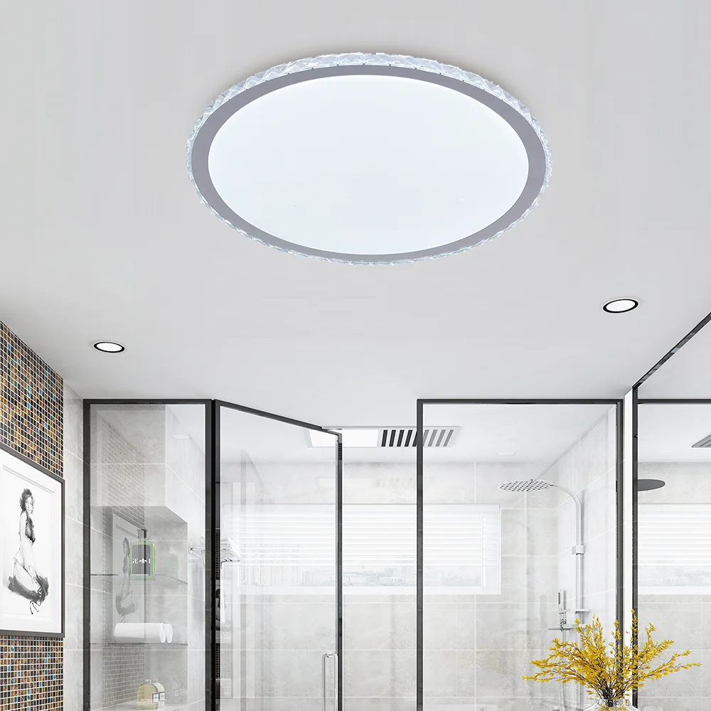 Smart Led Ceiling Light With Remote 2.4g App Control 12inch 36w ...