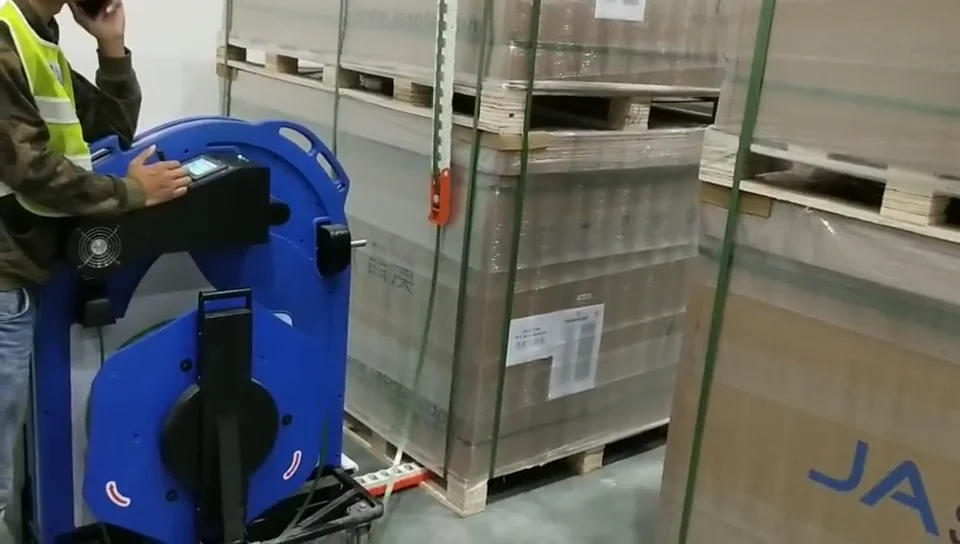 Portable And Versatile Semi Automatic Pallet Strapping Machine - Buy ...