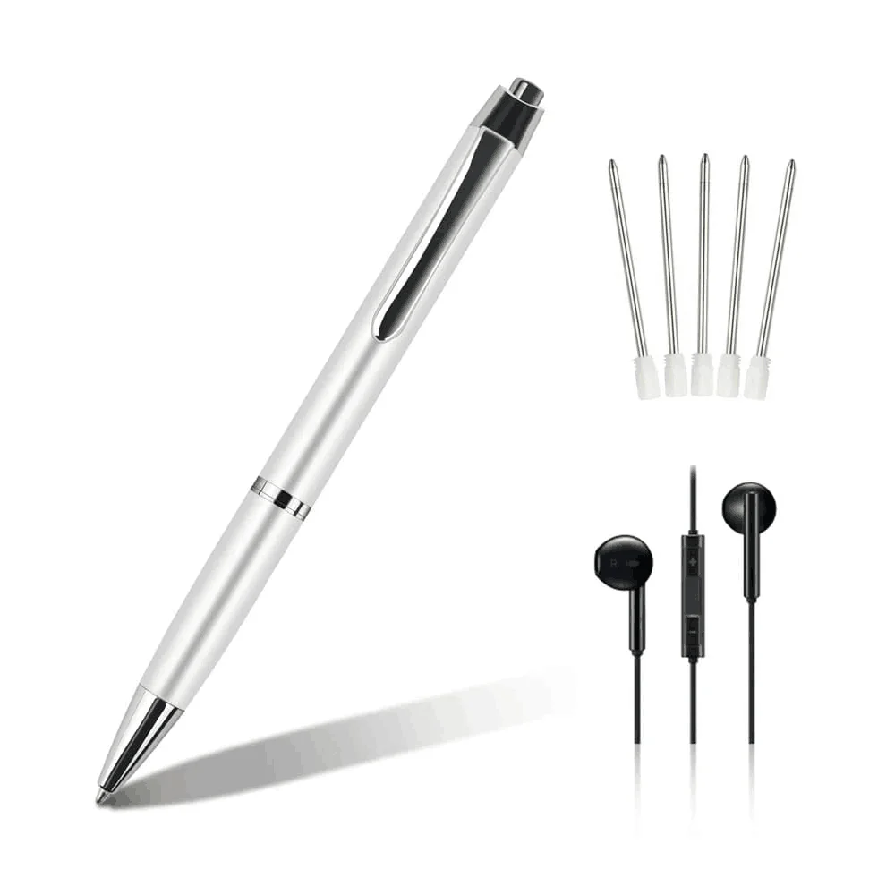 Multifunction Digital Writing Pen with Voice Activated Recorder