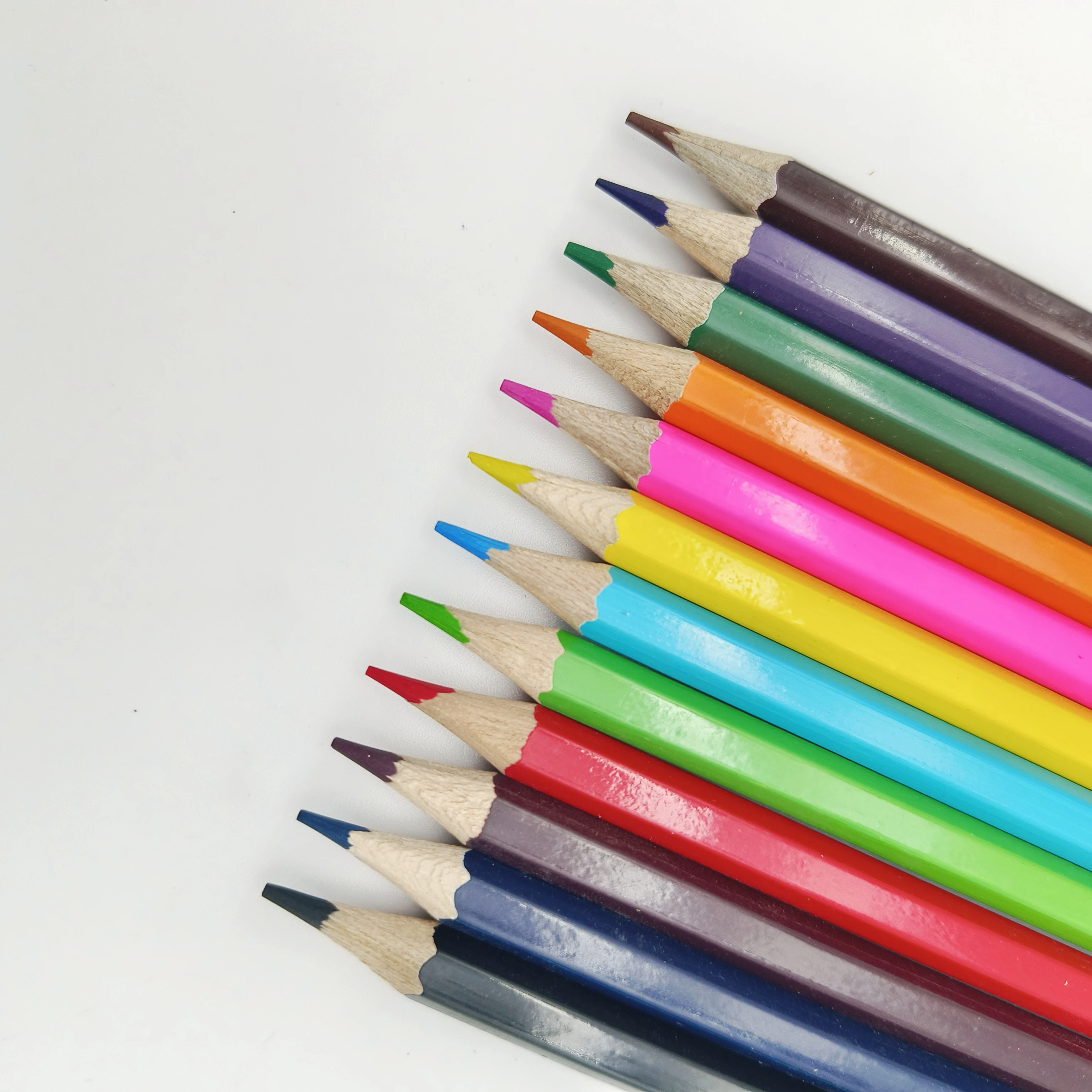 7-inch Factory Wood Customized Color Pencil Stationary Student Pencils ...