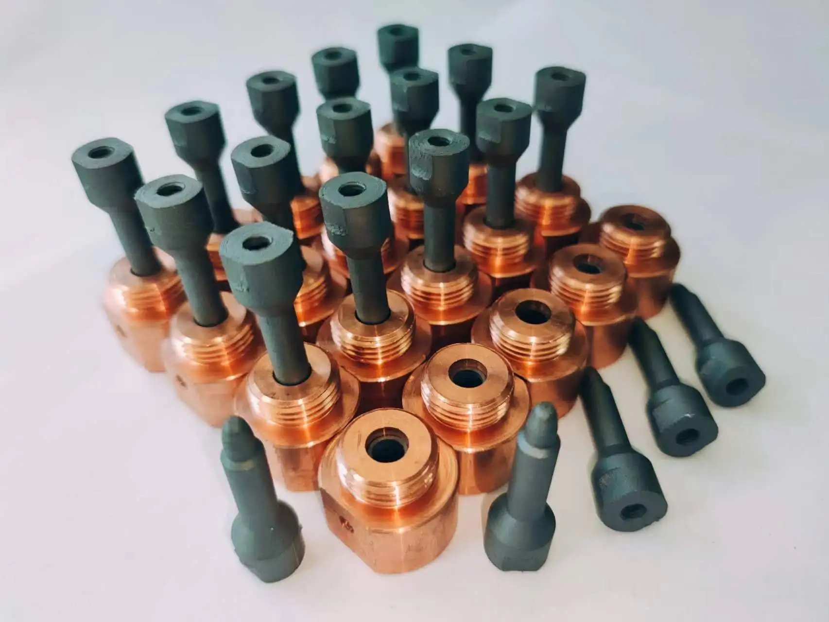 Nut / Bolt Welding Electrode With Guide Pins Kcf Sleeves For Projection ...