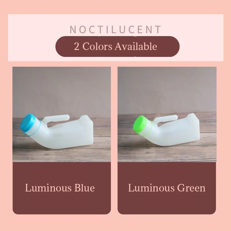 1000ml Watertight Portable Plastic Chamber Pot Urine Urinal Pee Bottle ...