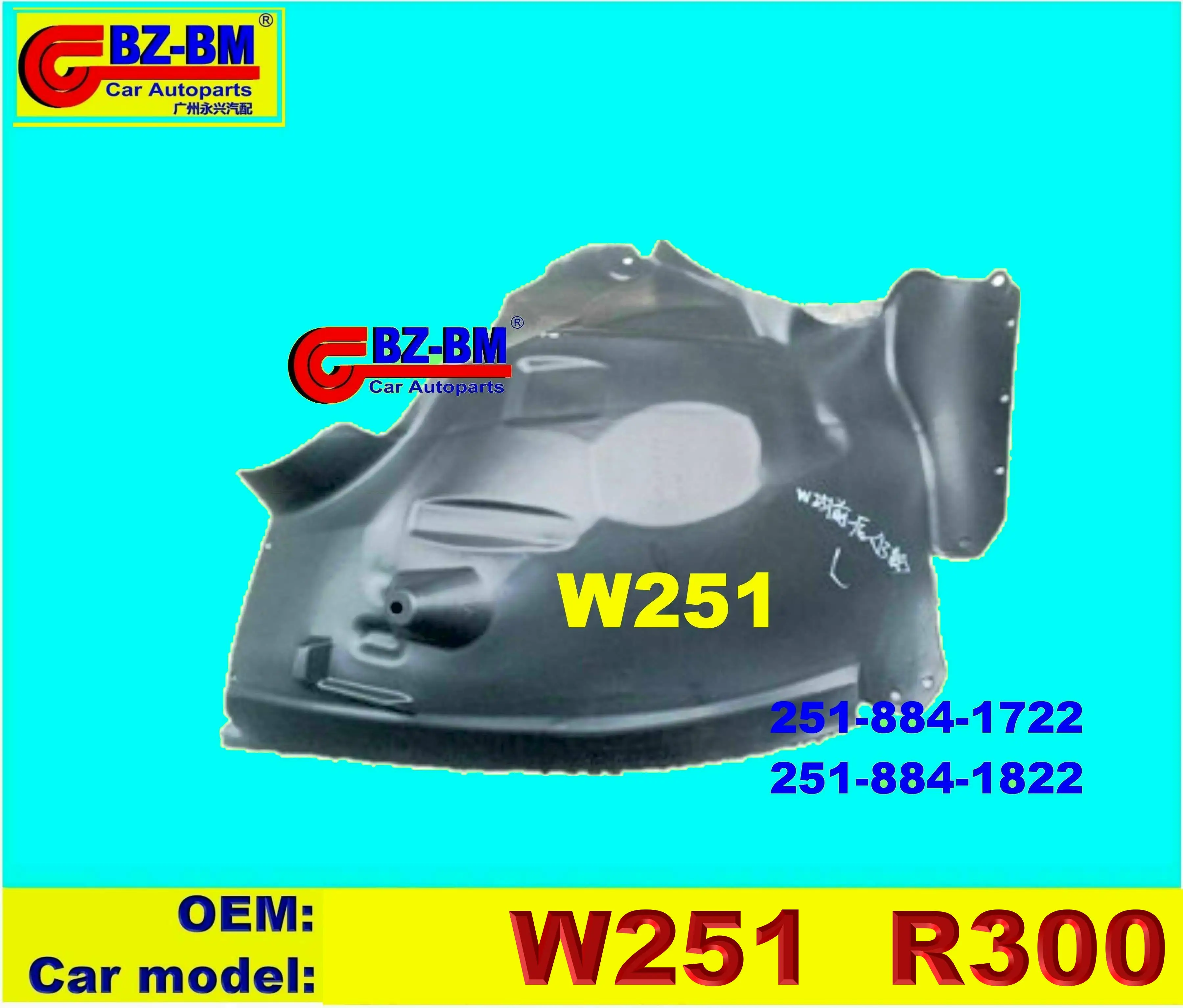 For Benz Front Fender Bumper Cover Grill W204 212 246 213 205 211 203 ...