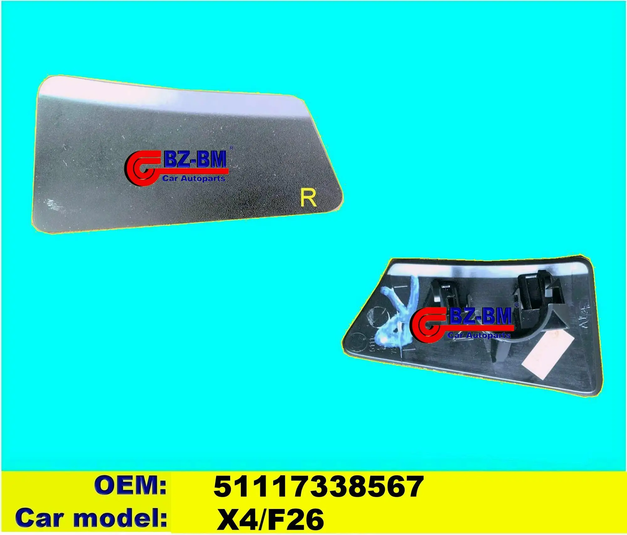 Headlight Washer Cover For Bmw F12 F13 640i 650i 51118052711 ...