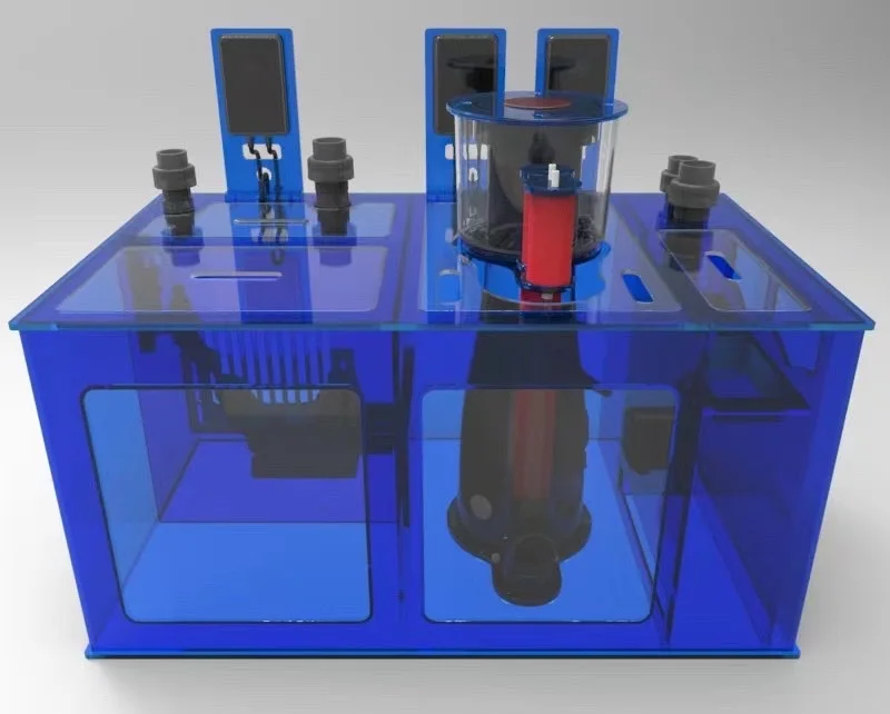 Fish Filtration Plastic Acrylic Bottom Filter Sump For Fish Tank - Buy ...