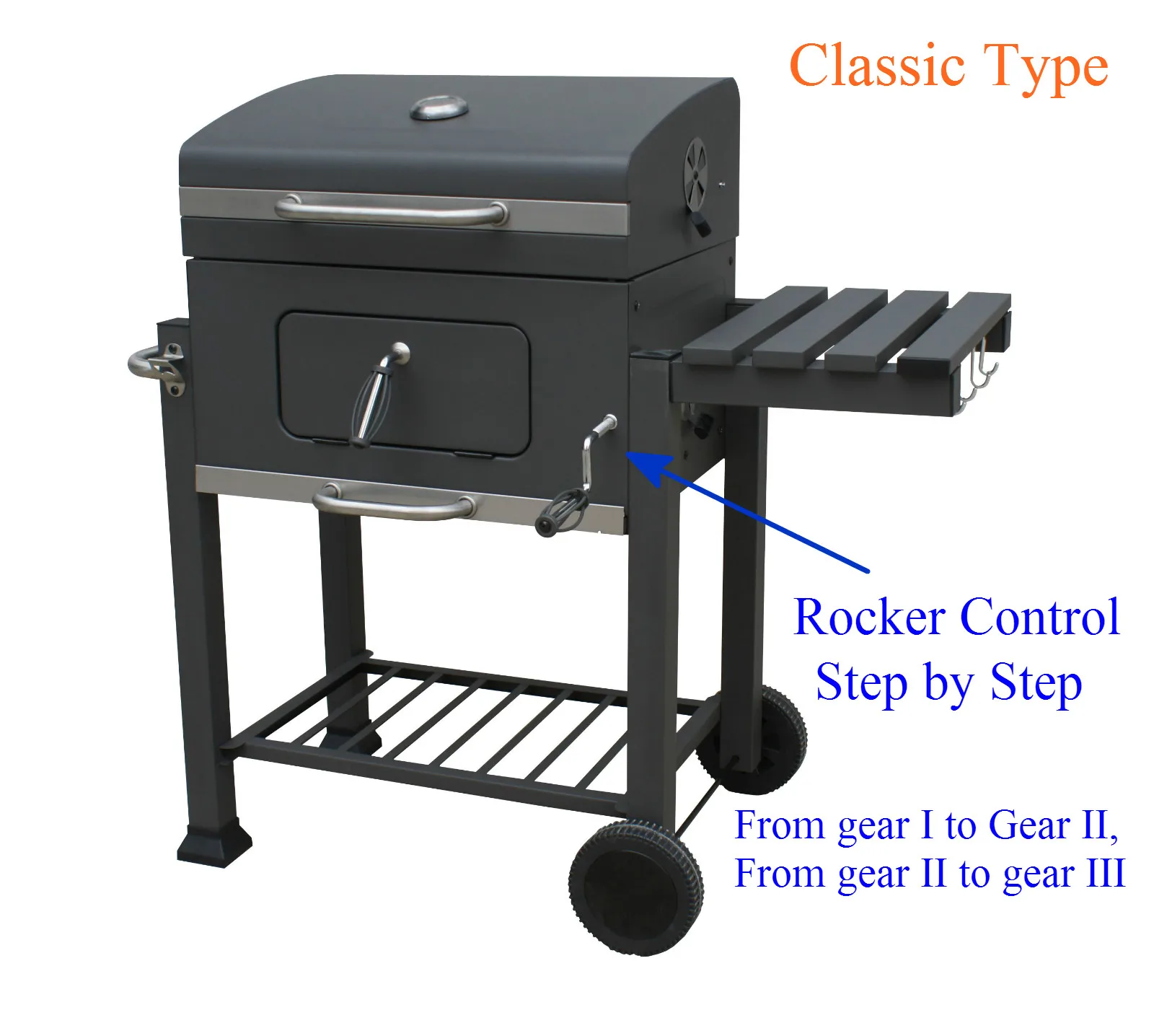 Deluxe Charcoal Grill Smoker - European BBQ Grills