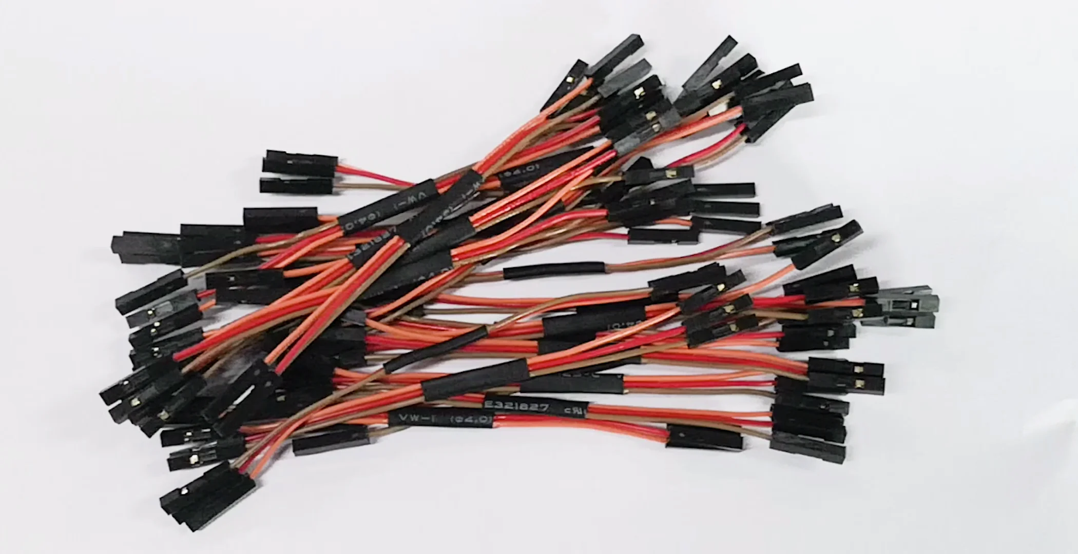 Dupont Connector Plug Jumper Wire 2.54 Length 85mm Wiring Harness Flat ...