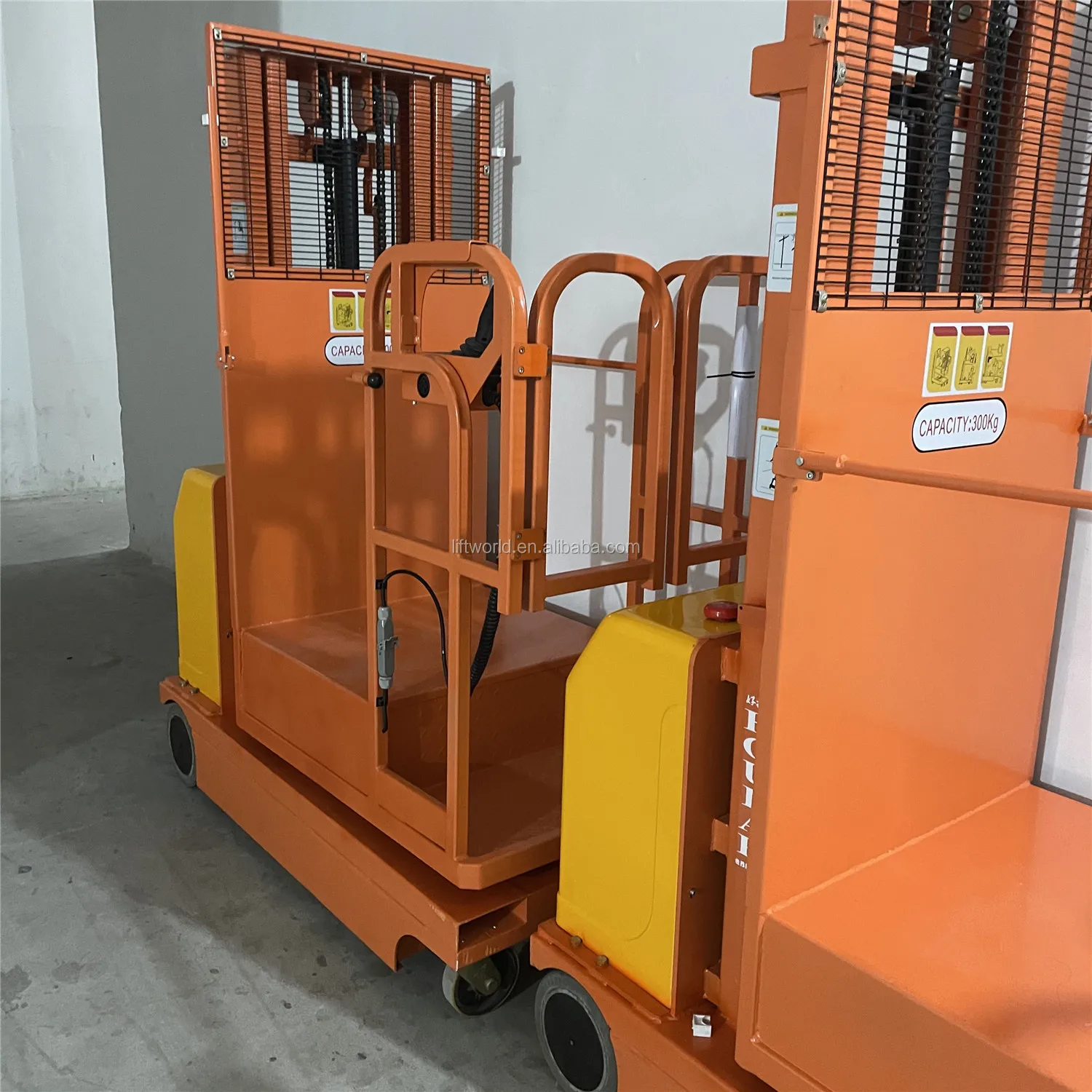Tiny Manual Hydraulic Lift Picker Full Electric Mini Order Picker Semi ...